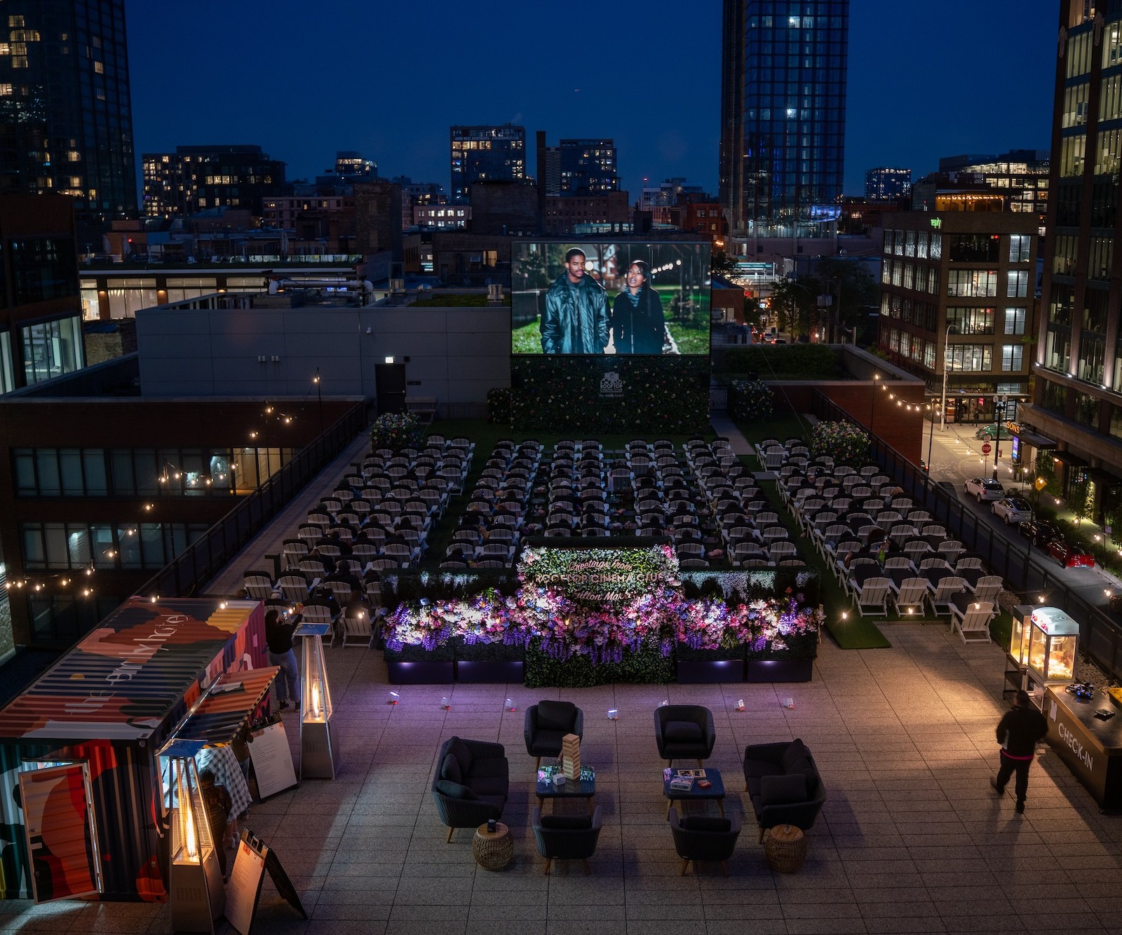 Wine Wednesday Rooftop Movie Night - Chicago